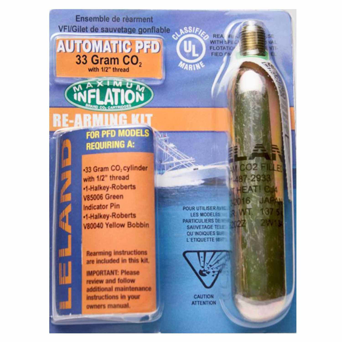 LELAND–Inflatable Life Jacket V95000 Series Rearming Kit, Automatic 33 ...