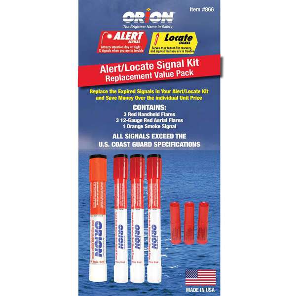 ORION–Multi Signal Alert/Locate Flare Kit, Value Pack – Marine Supplies USA
